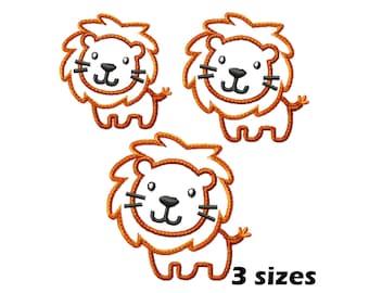 Lion Applique - Etsy