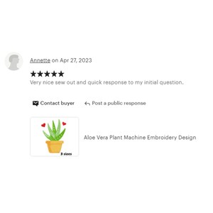 Aloe Vera Plant Embroidery Designs, Instant Download 3 Sizes - Etsy