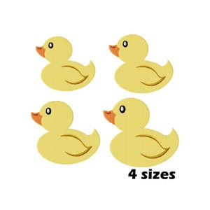 Rubber Duck Embroidery Designs, Instant Download - 4 Sizes - Etsy