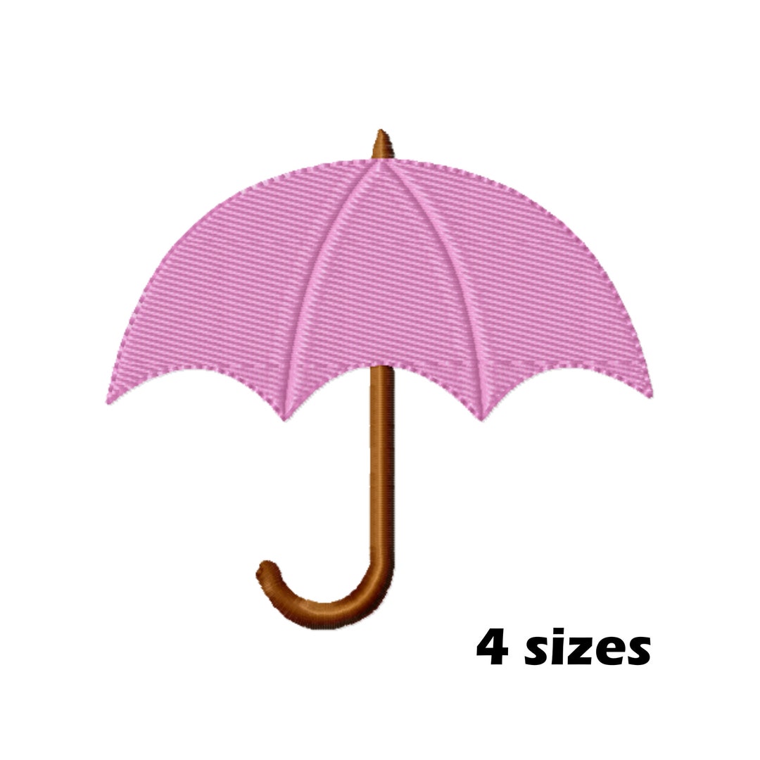 Umbrella Embroidery Designs, Instant Download - 4 Sizes - Etsy