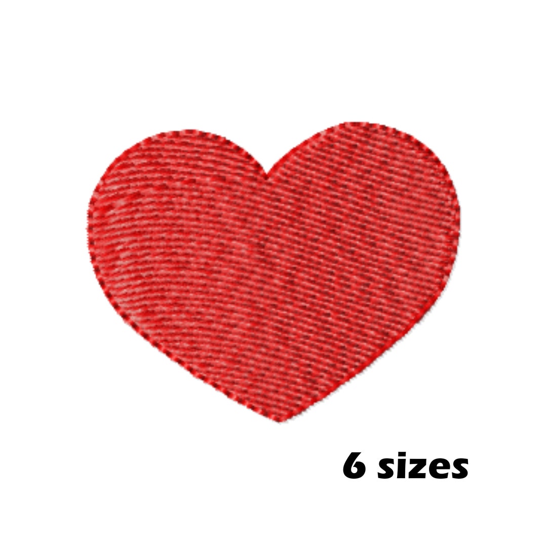 Hearts Machine Embroidery Designs, Instant Download 6 Sizes - Etsy
