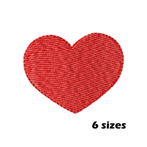 Heart Embroidery Design. Heart Embroidery Files. Machine - Etsy