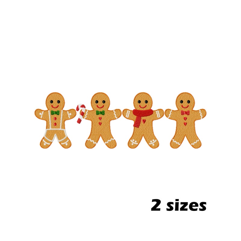 Gingerbread Embroidery Pattern - Etsy
