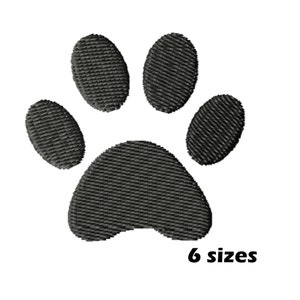 Mini Paw Print Embroidery Designs, Instant Download 6 Sizes - Etsy