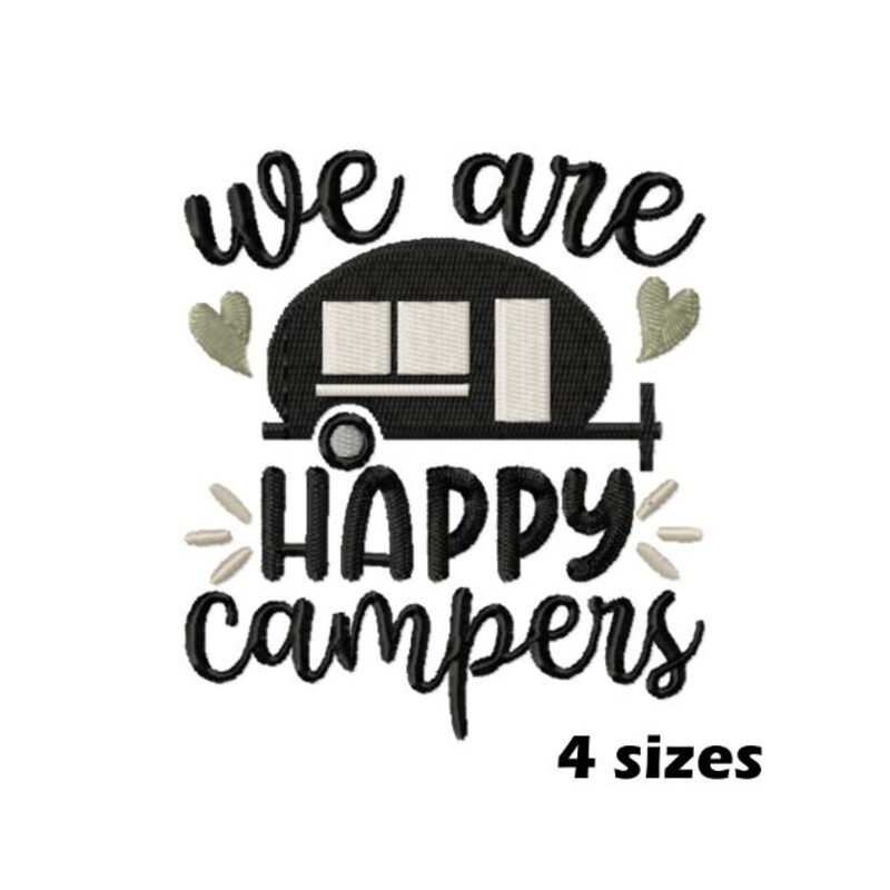 Camper Embroidery - Etsy