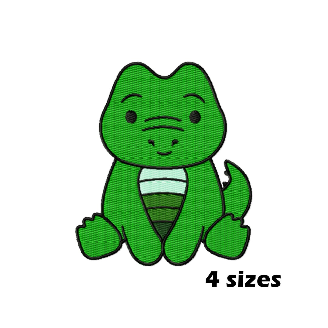 Cute Gator Embroidery Designs, Instant Download 4 Sizes - Etsy