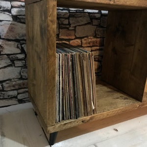 Media Sideboard Vinyl Storage / Record Player Stand - Etsy