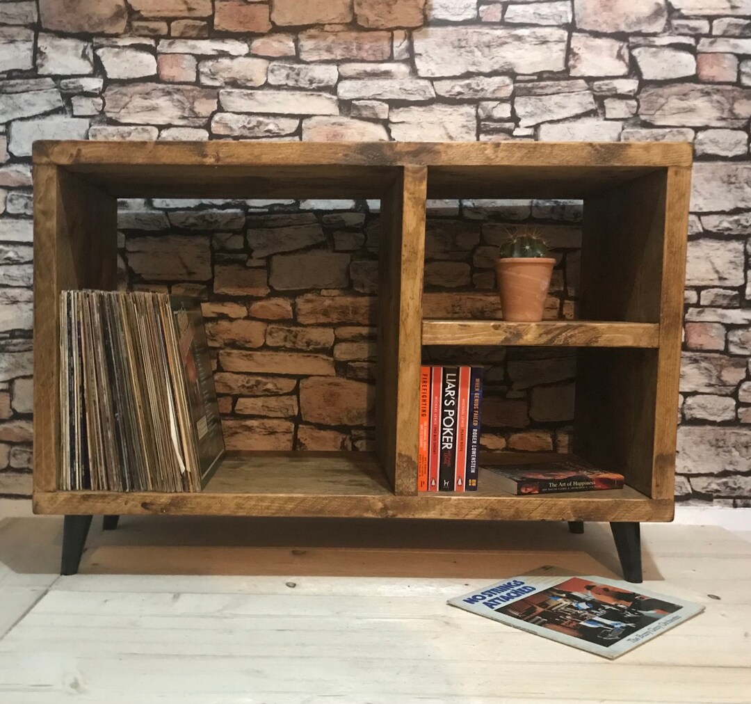 Media Sideboard Vinyl Storage / Record Player Stand - Etsy