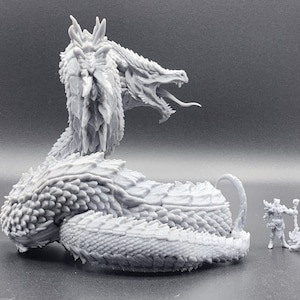 Krayt Dragon Wyrm World Serpent Gargantuan 3D Printed Dungeons and ...