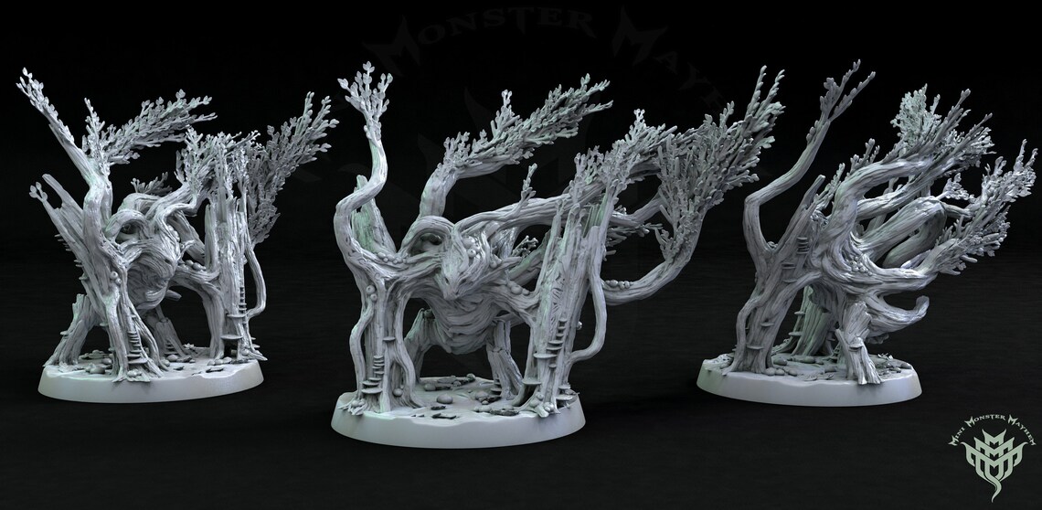 Cursed Splinter Tree Blight Corrupt Dryad Large 3D Printed - Etsy