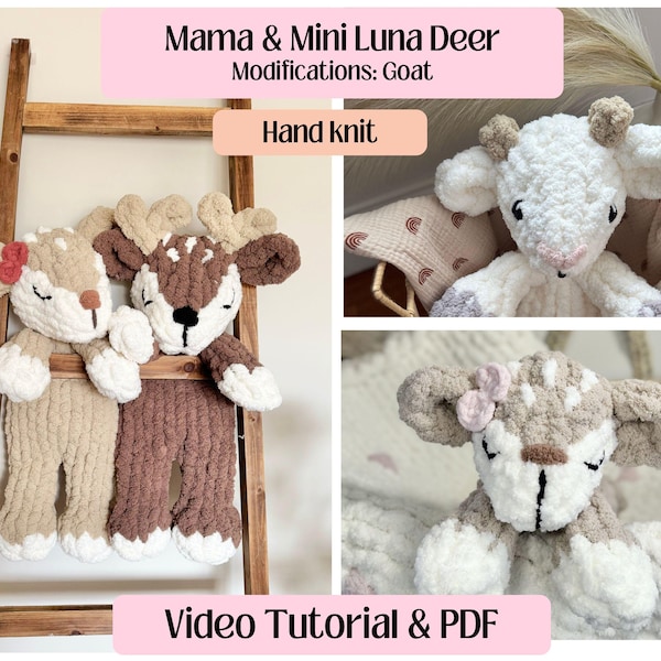 Reindeer Finger Knit - Etsy