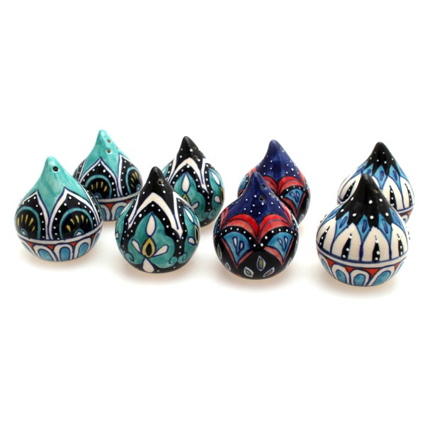 Salt and Pepper Shakers Ceramic - Etsy