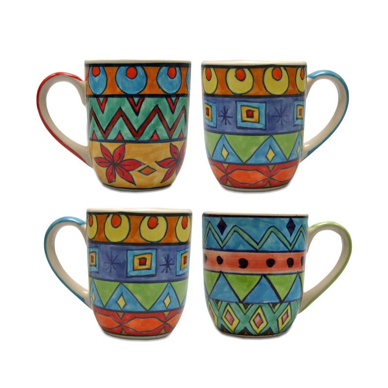 Hand Painted Cups - Etsy