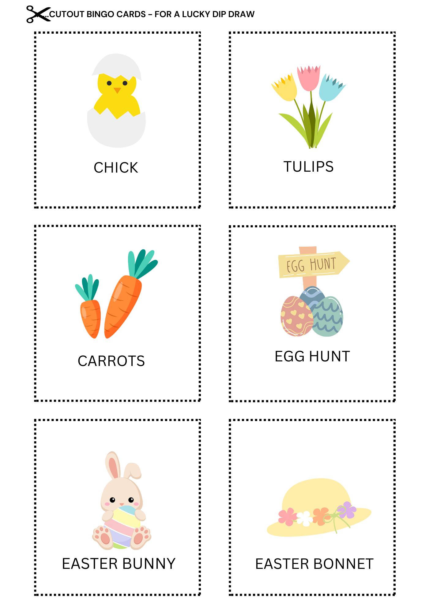 Easter Bingo Game for Kids | 20 Bingo Cards | Spring Bingo Game ...