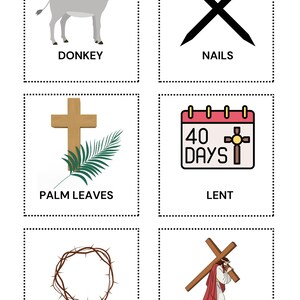 Lent Bingo, Easter Bingo, Bible Bingo, 20 Bible Bingo, Ash Wednesday ...