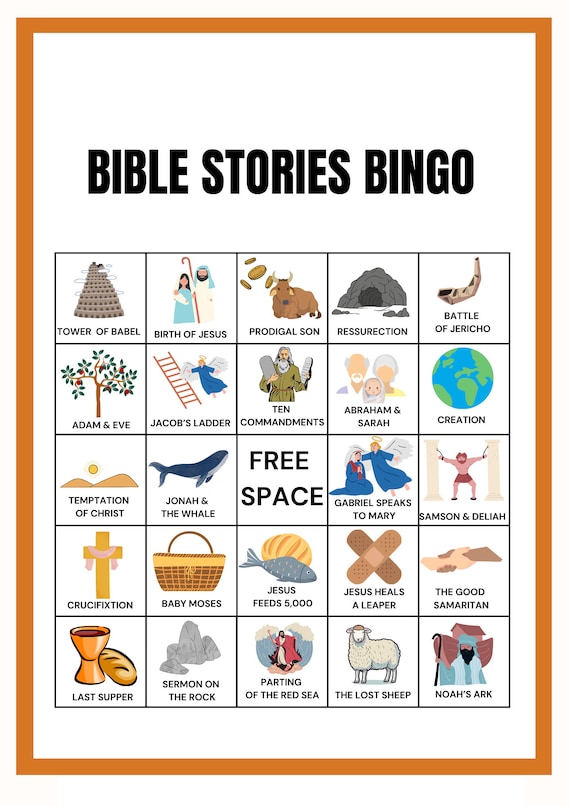 Bible Bingo Game Cards - 7 Free PDF Printables - brentwooddental.com