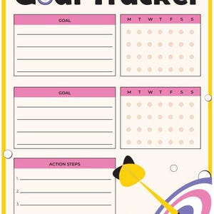 2025 Goal Planner Printable | Yearly Goal Setting Template ...