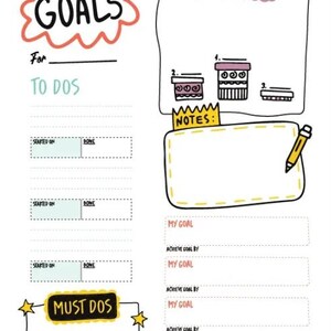 2025 Goal Planner Printable | Yearly Goal Setting Template ...