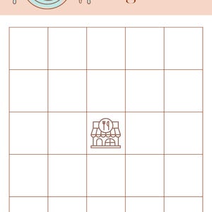 Restaurant Bingo Game: Fun Dining Adventure (printable) New Year ...