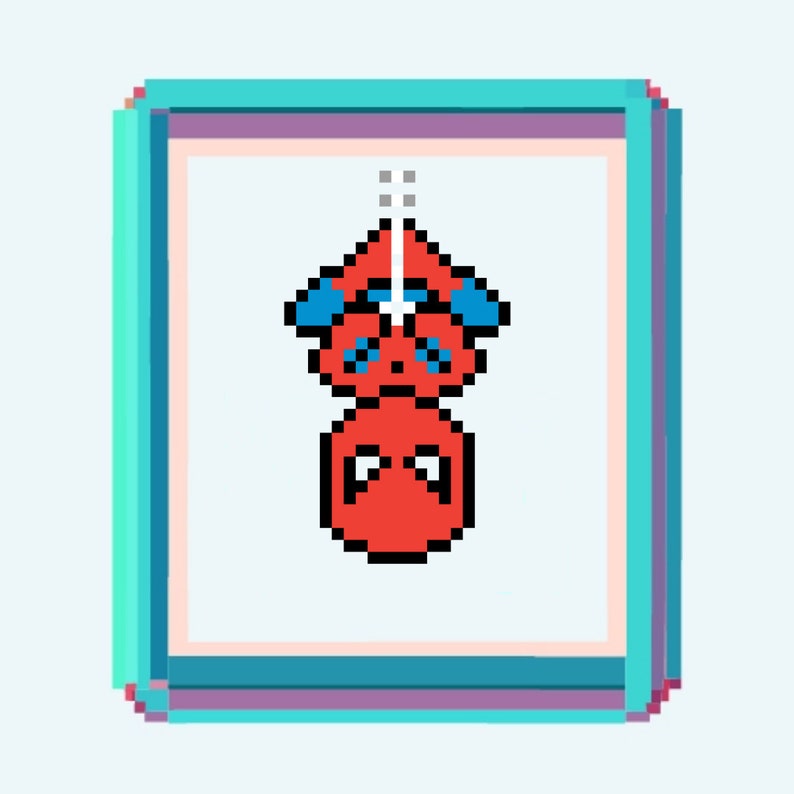 Spider Man Pixel Art Printable Digital Poster 3 Files in SVG - Etsy