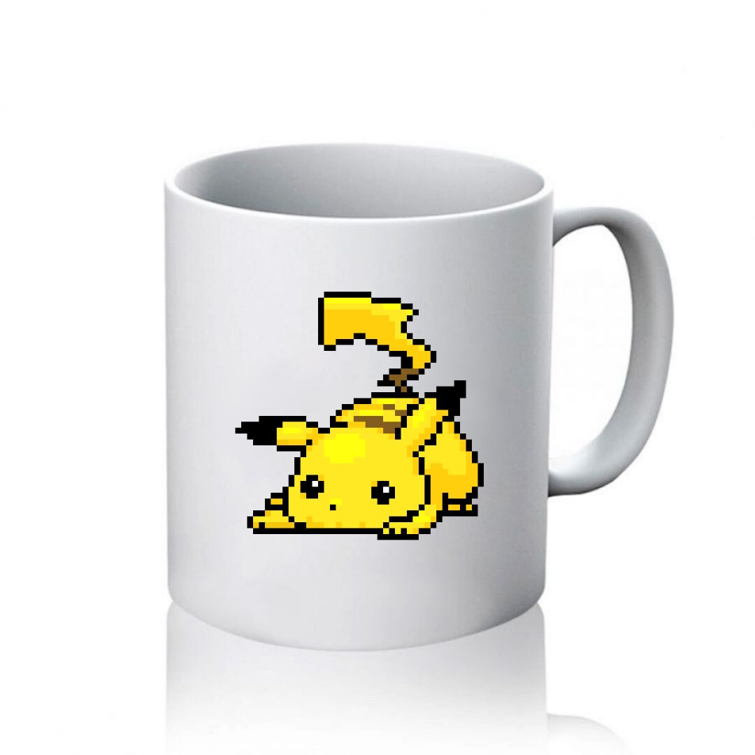 Pikachu Angel Pixel Art Printable Digital Poster 3 Files in SVG, PNG ...