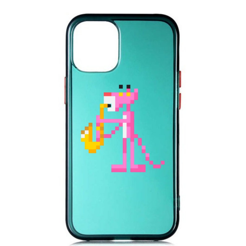 Pink Panther Pixel Art Printable Digital Poster 3 Files in SVG, PNG and ...