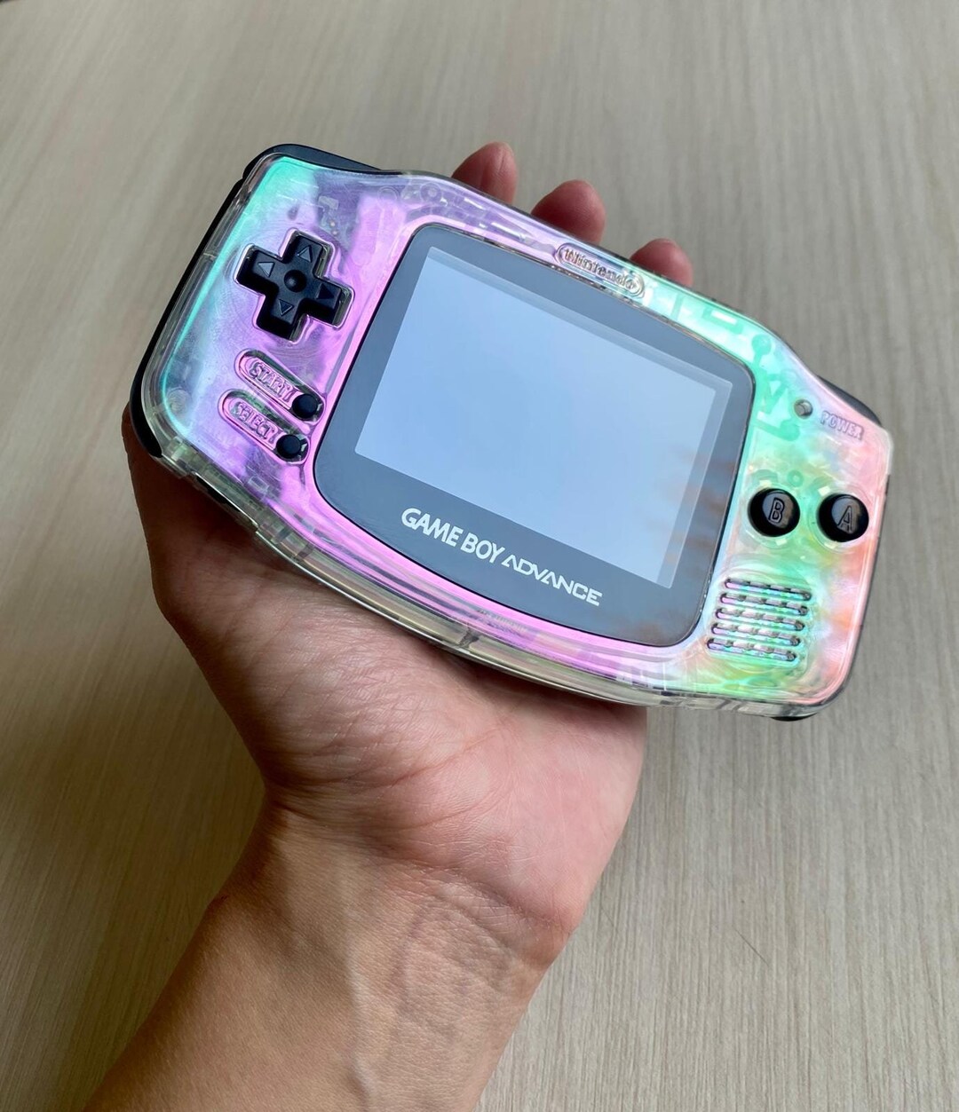 Nintendo Game Boy Advance Aurora Shell backlight IPS Screen 8 Levels of ...