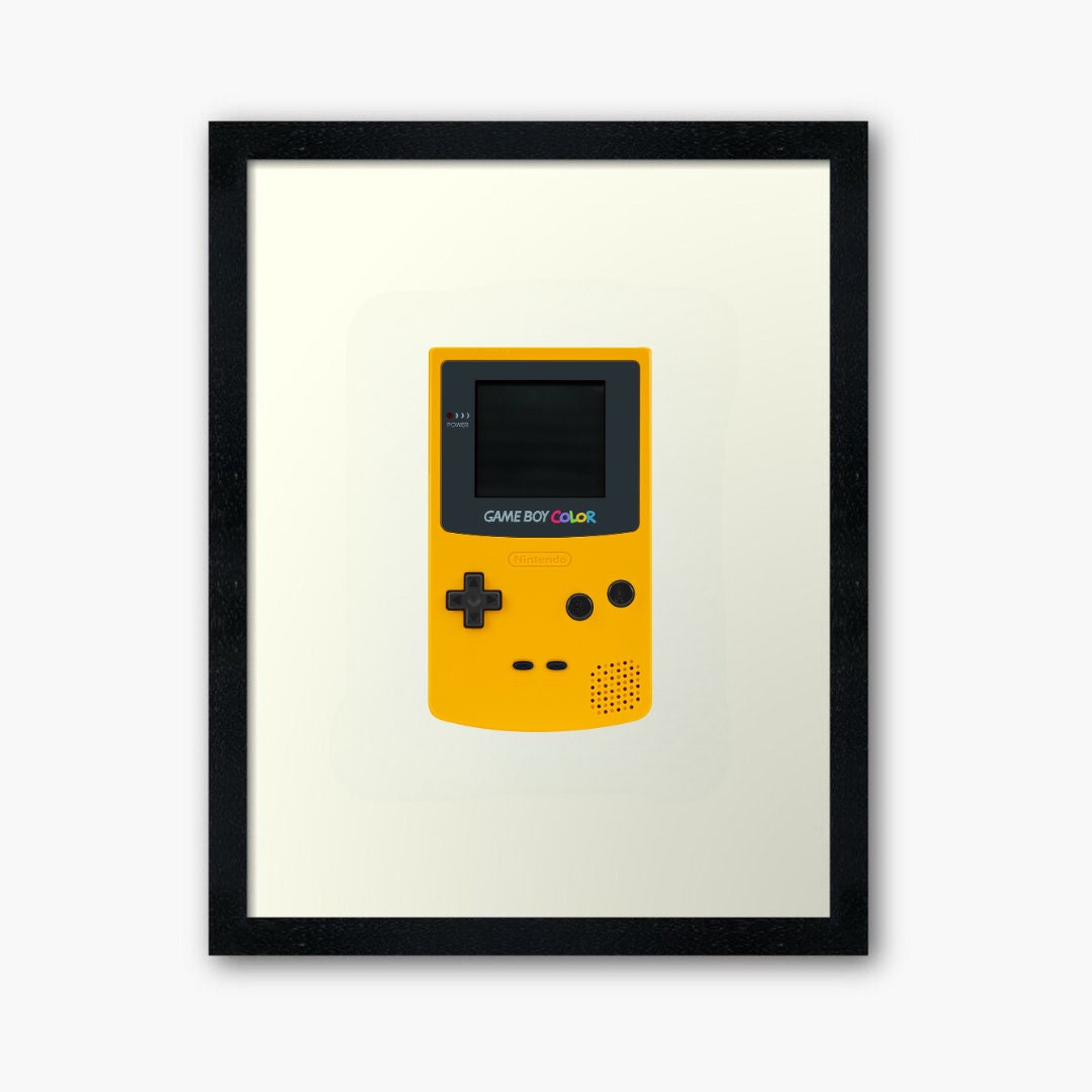Gameboy Color Printable Digital Poster 3 Files in SVG, PNG and JPG - Etsy