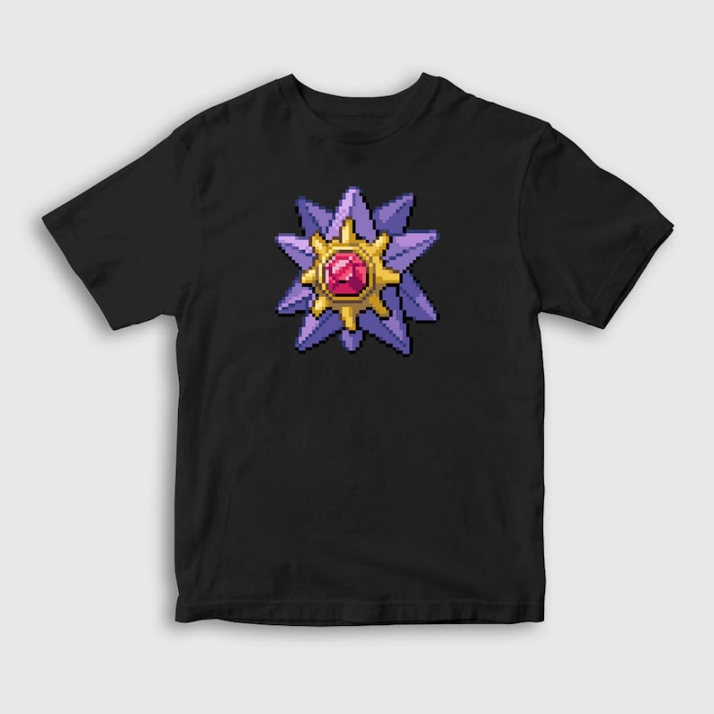 Starmie Pokemon Pixel Art Printable Digital Poster 3 fichiers - Etsy France