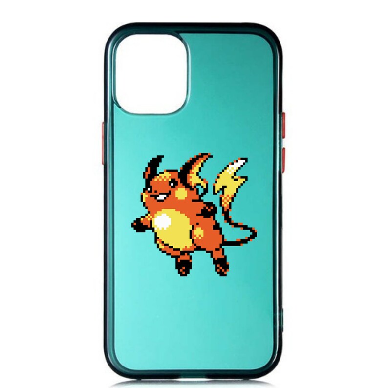 Raichu Pokemon Pixel Art Printable Digital Poster 3 Files In Etsy