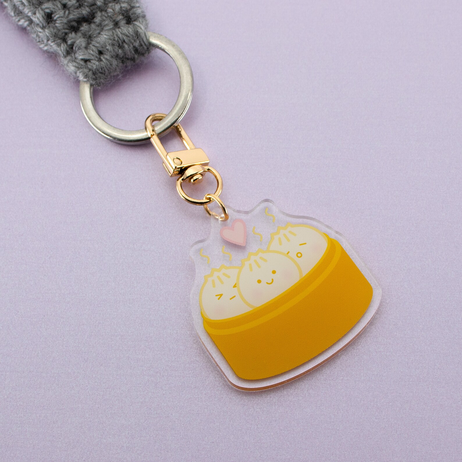 Dim Sum Keychain | Cute Dim Sum Acrylic Charms | Dumplings | Cute Baos ...