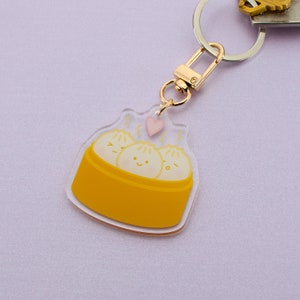 Dim Sum Keychain | Cute Dim Sum Acrylic Charms | Dumplings | Cute Baos ...