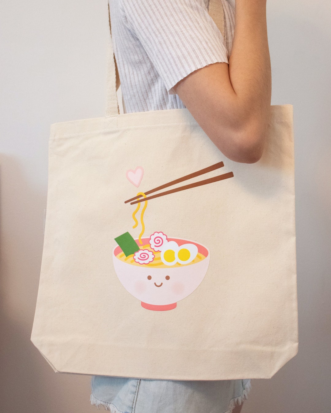 Ramen Noodles Tote Bag | Gift for Ramen Lover | Cute Asian Design ...