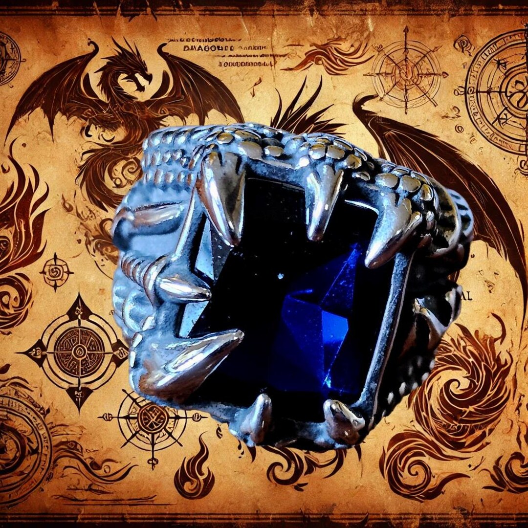 Blue Dragon of the Abyss - Etsy