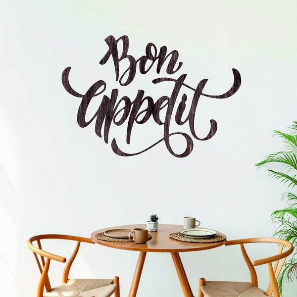 Bon Appetit Sign - Etsy