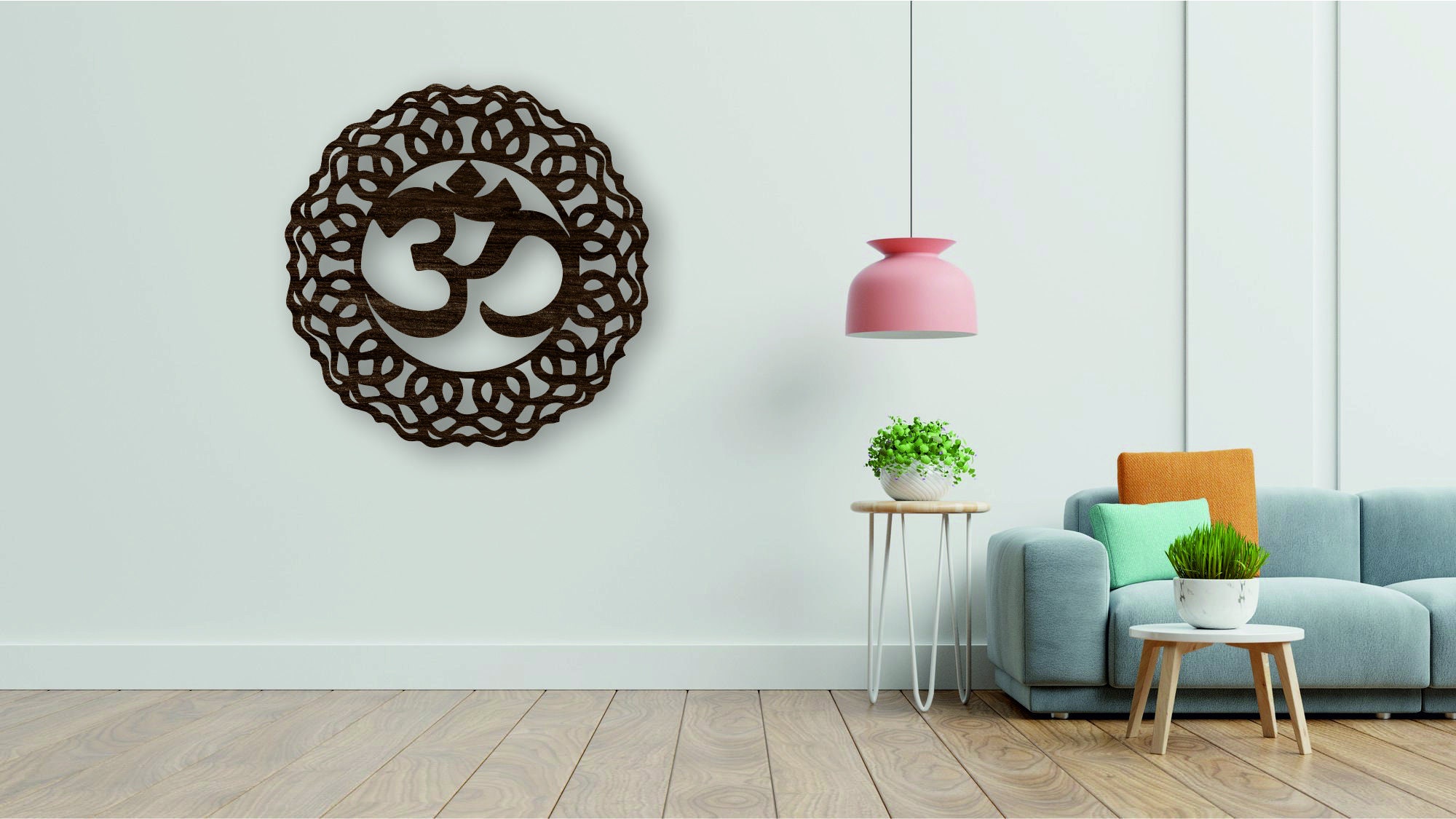 Om Wall Art Om Wall Hanging Ohm Wall Decor Wood Om Symbol - Etsy