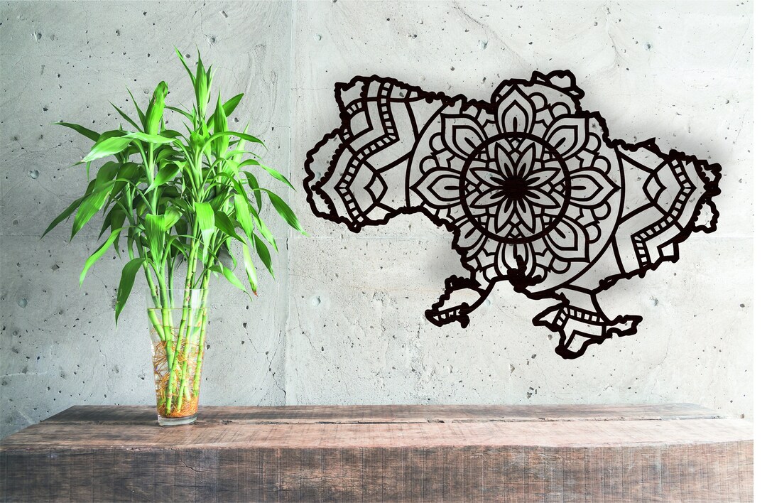 3D Wooden Ukraine Map Gift From Ukrainians Wooden Wall - Etsy