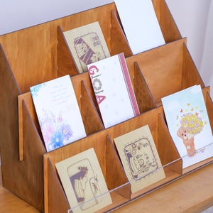 Retail Display Stand, Sticker Market Show Display, Greeting Card Rack ...
