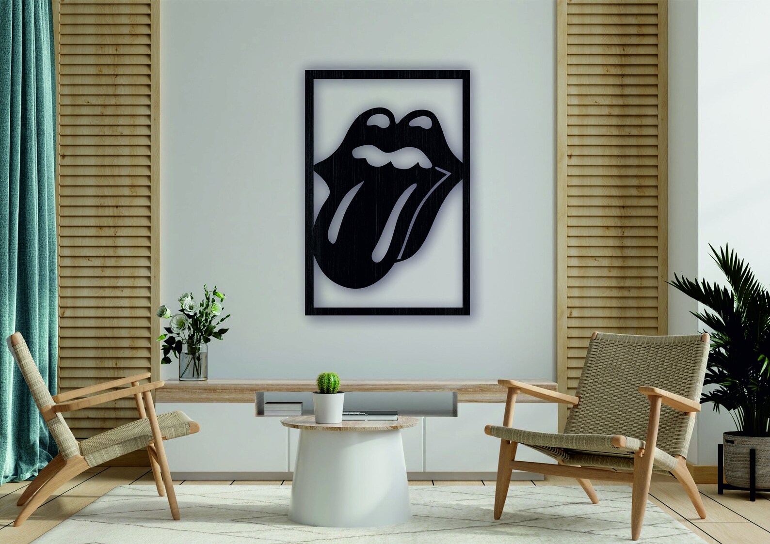 Rock Music Wall Decor Laser Cut Rock Music Art Record Cutout Wall Art ...