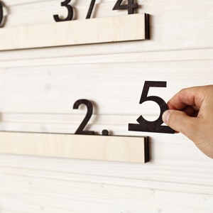 Wood Wall Menu Board, Letter Board, Personalized Wall Menu, Cafe Letter ...