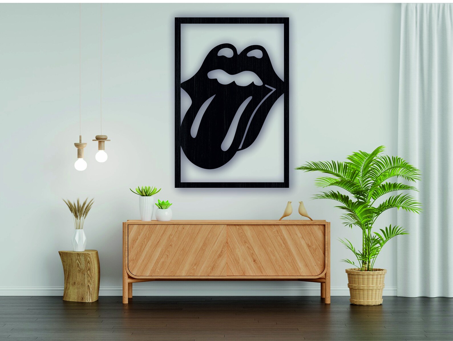 Rock Music Wall Decor Laser Cut Rock Music Art Record Cutout Wall Art ...