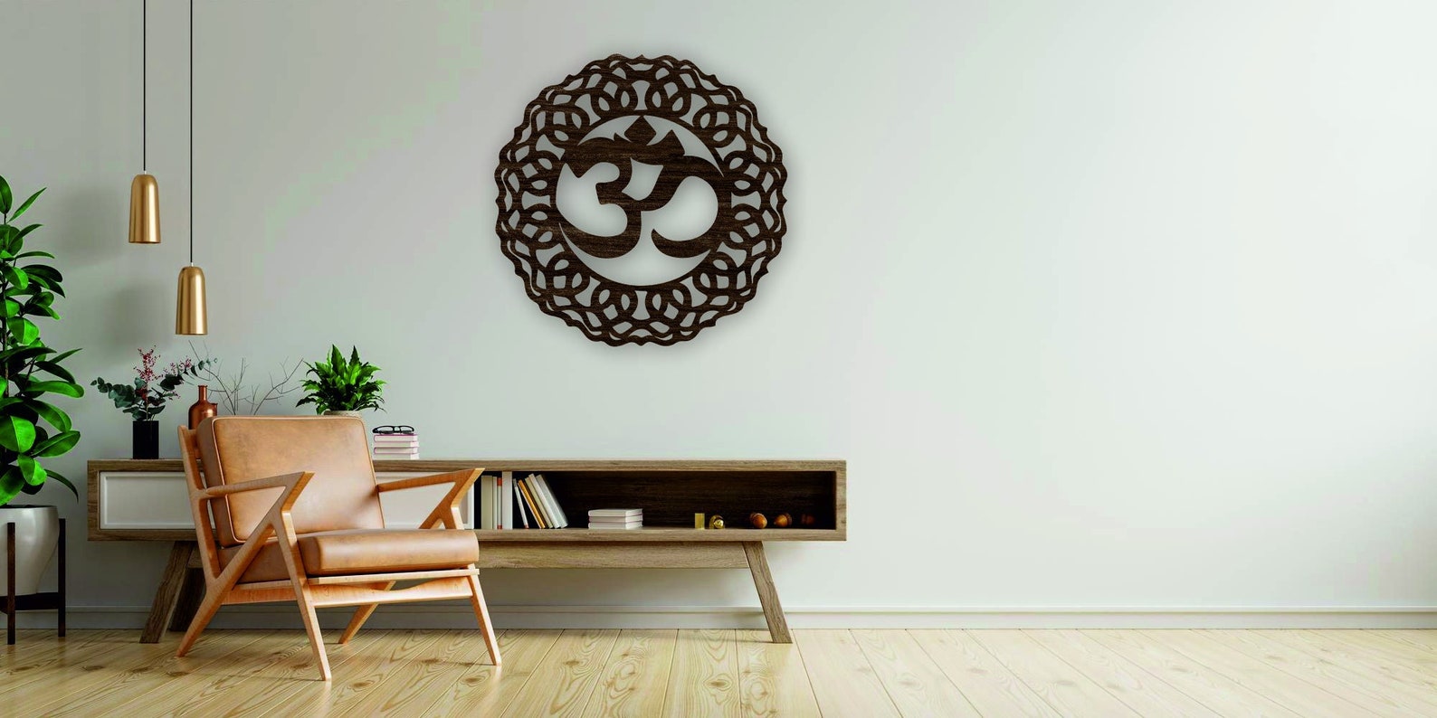 Om Wall Art Om Wall Hanging Ohm Wall Decor Wood Om Symbol - Etsy