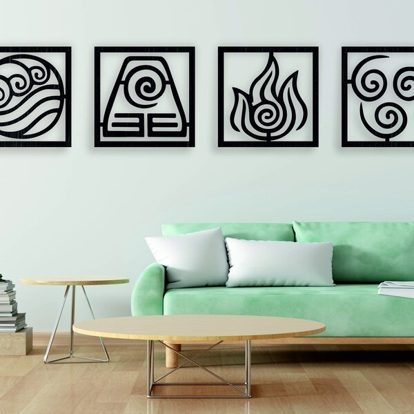 Wall Art 4 Elements - Etsy