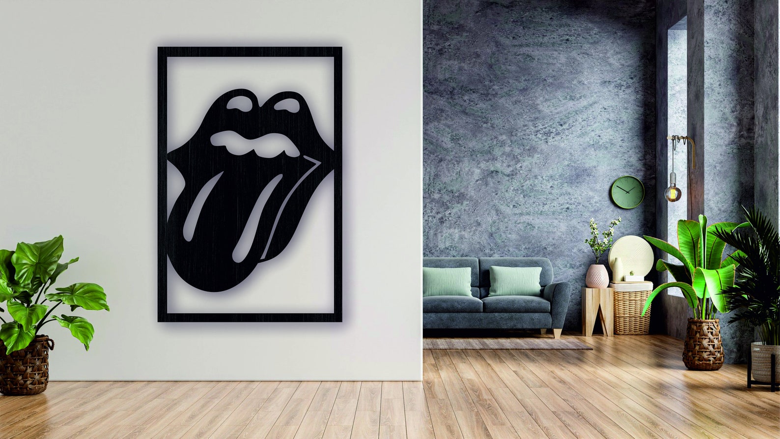 Rock Music Wall Decor Laser Cut Rock Music Art Record Cutout Wall Art ...