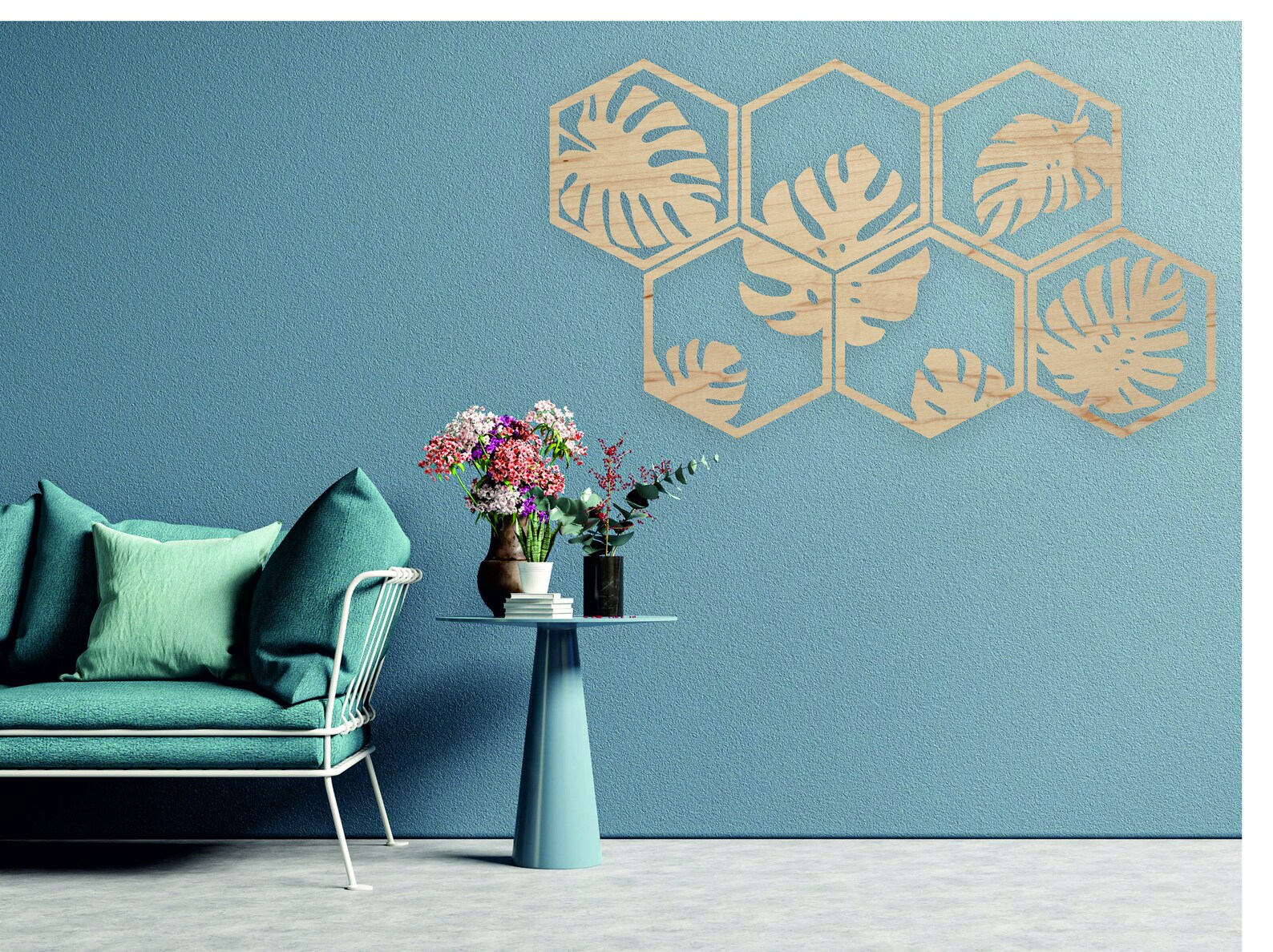 Modern Wood Wall Art Monstera Wall Art Monstera Leaves Wall - Etsy