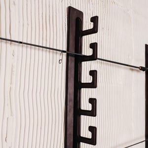 Wall Rod Rack, Rod Holder, Wood Rod Rack, Fishing Rack, Wall Mounted ...