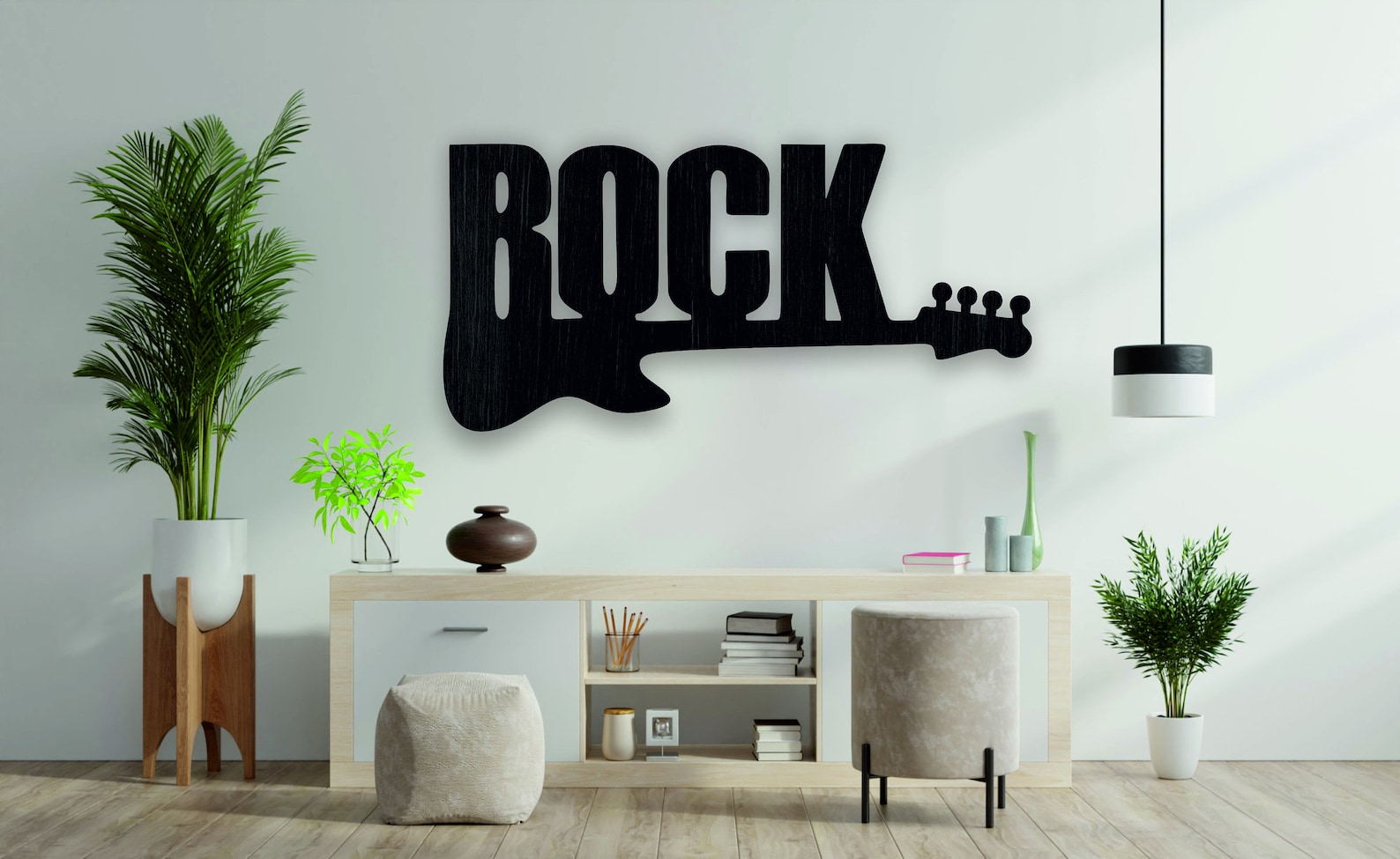 Rock Music Wooden Wall Decor Rock Wall Art Rock and Roll - Etsy