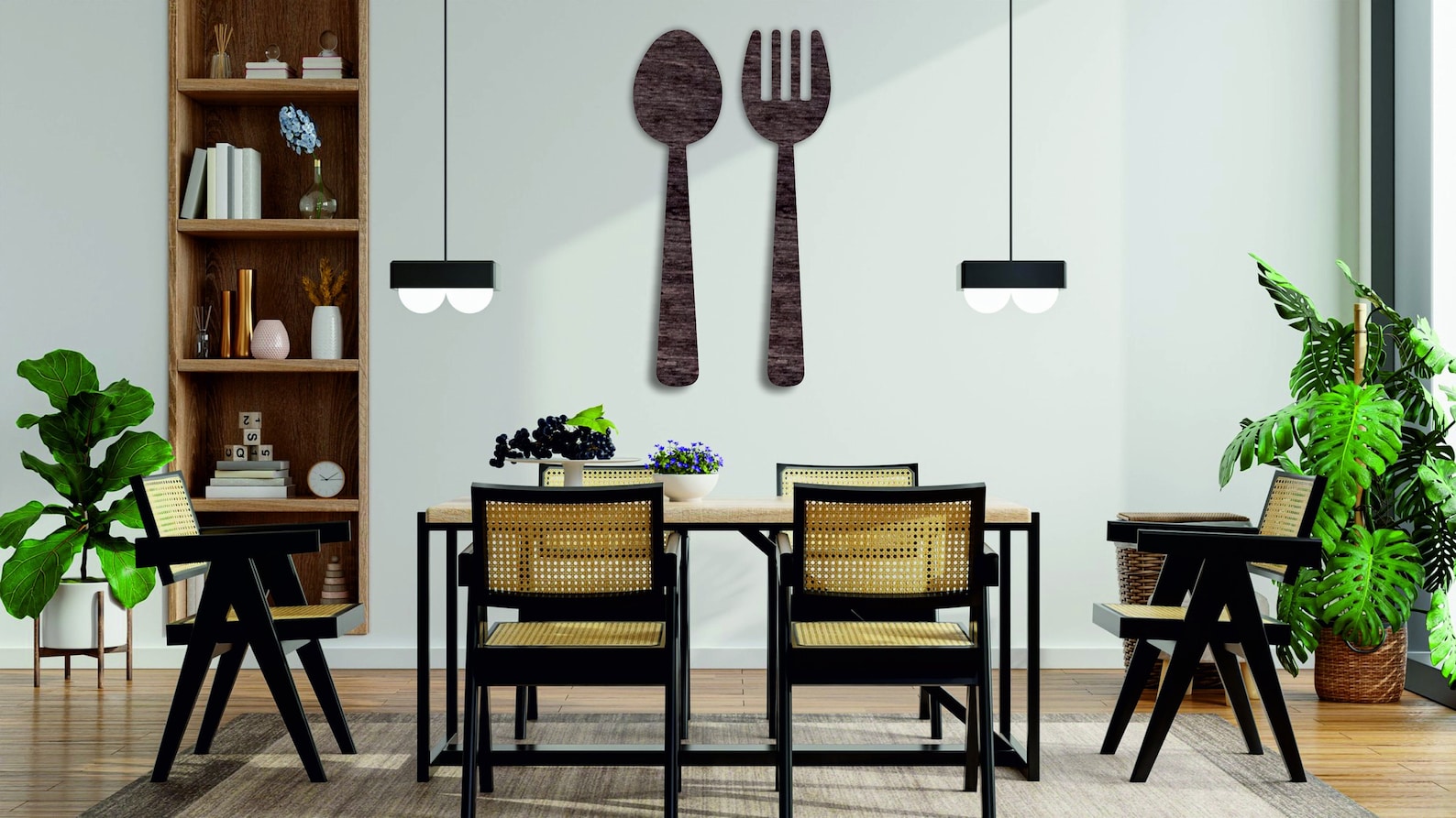 Fork and Spoon Wall Decorfork and Spoon Wall Artfork and - Etsy
