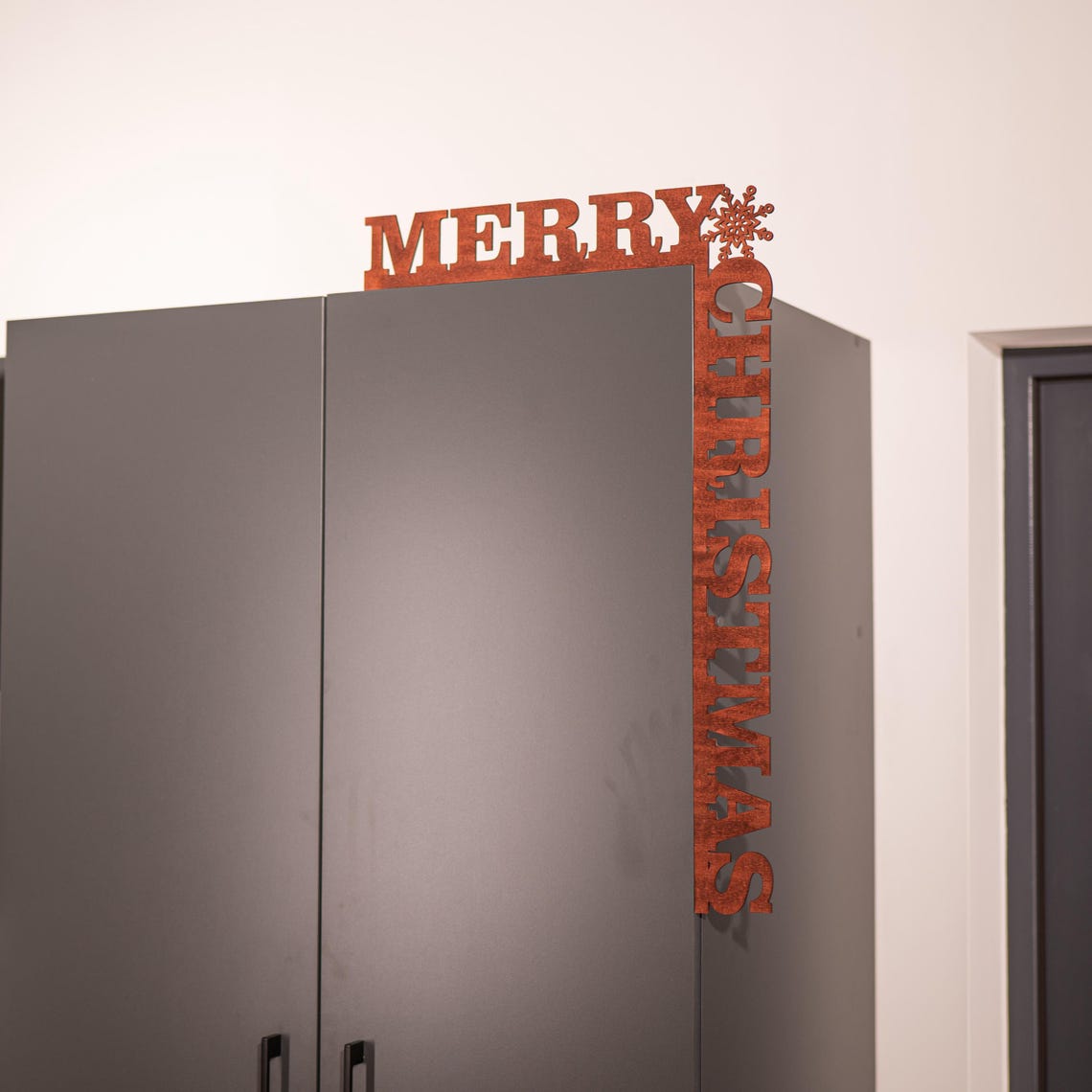 Christmas Door Corner Wood Sign, Christmas Sign, Mery Christmas Home ...