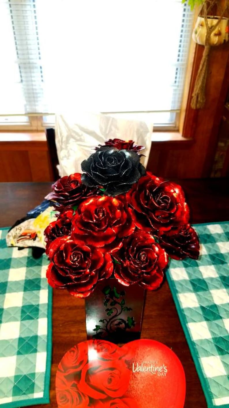 DIY Metal Rose Kit, Flower, Weld, Epoxy, Valentine's Gift - Etsy